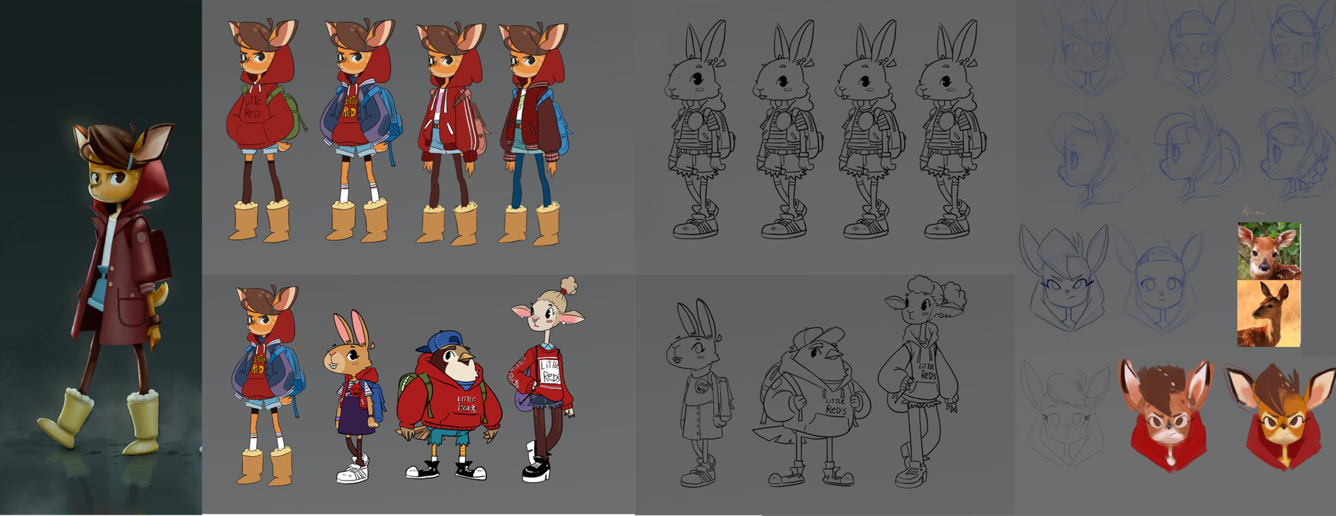 sebastian aburto Ñanco - I Am Little Red / Animated Short Film