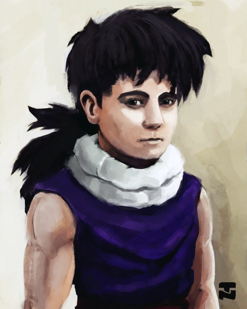 ArtStation - Gohan portrait