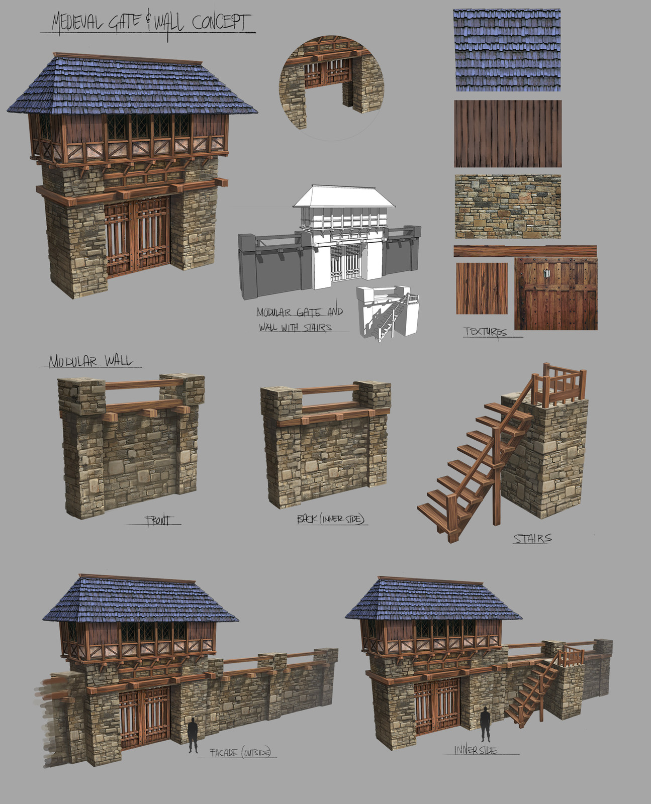 Ferdinand Ladera - Medieval House concept art