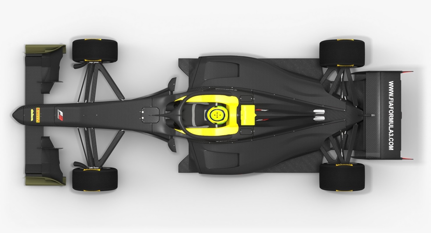 OpticalDreamSoft - Formula 3 Dallara F3 Season 2019 Race Car 3D model