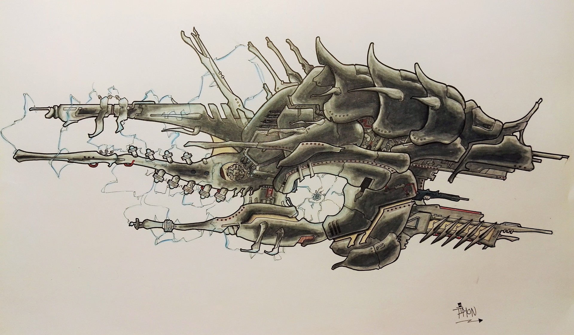 ArtStation - Alien Mothership