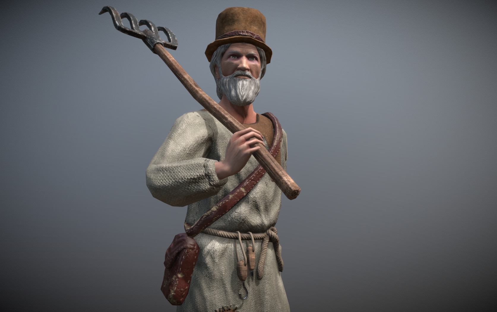 ArtStation - Peasant (Villager) Old Man