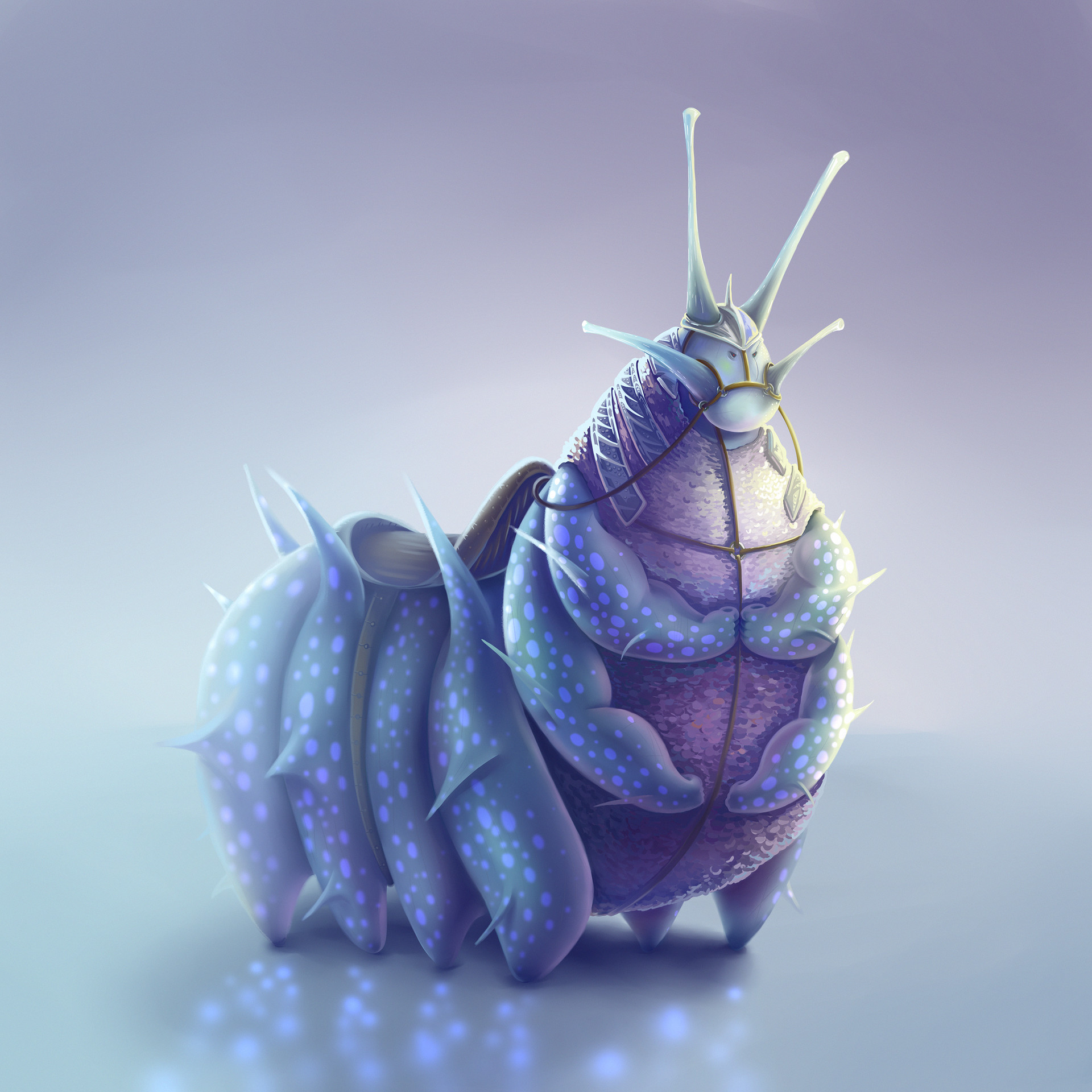 ArtStation - Caterpillar warrior