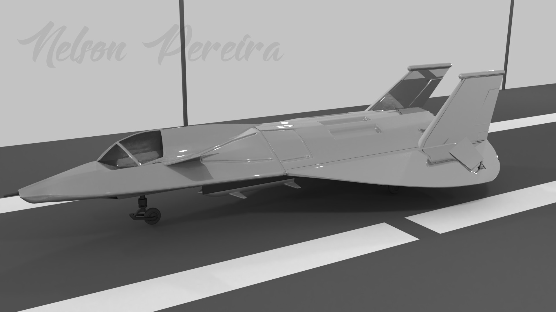 ArtStation - F-19 Stealth Fighter
