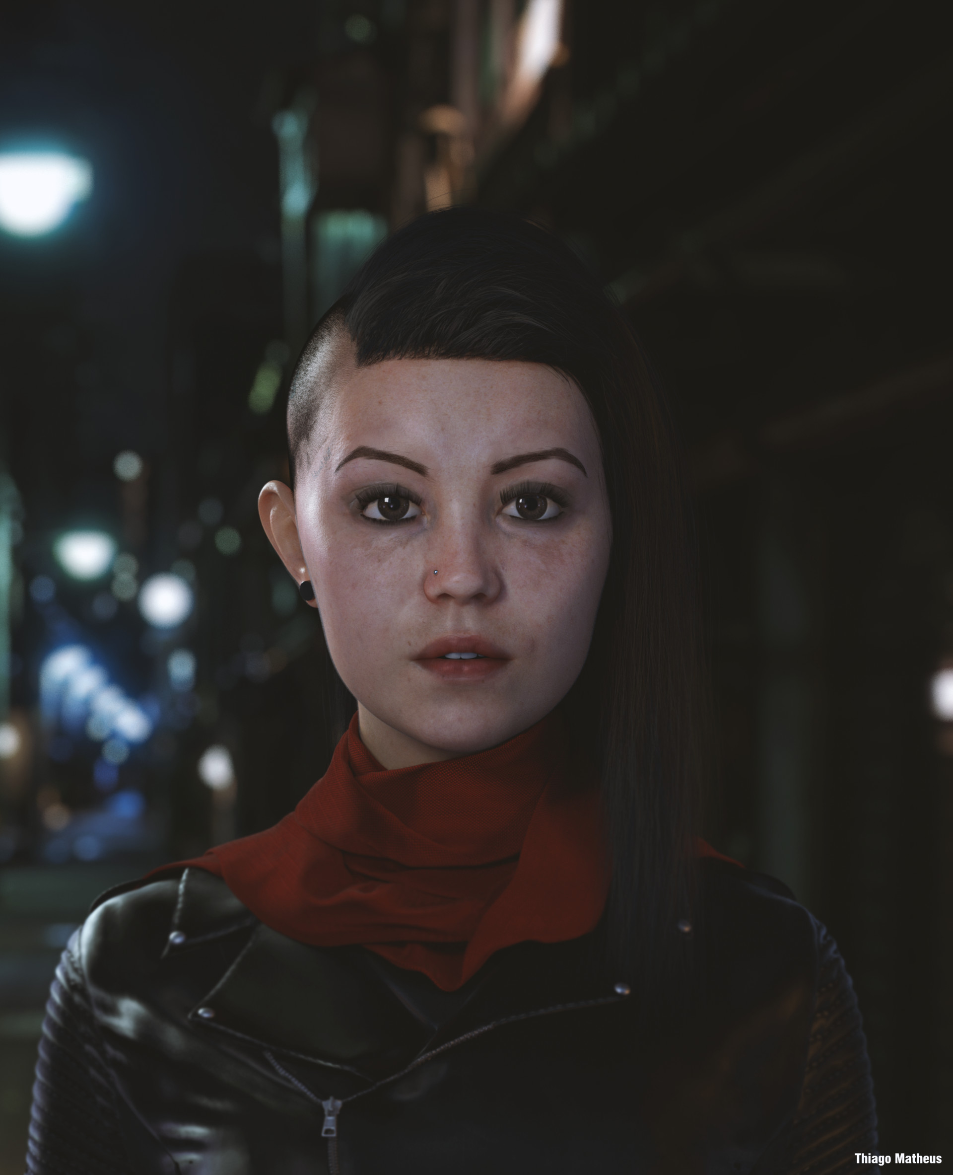 ArtStation - ''Overnight'' Girl's Portrait