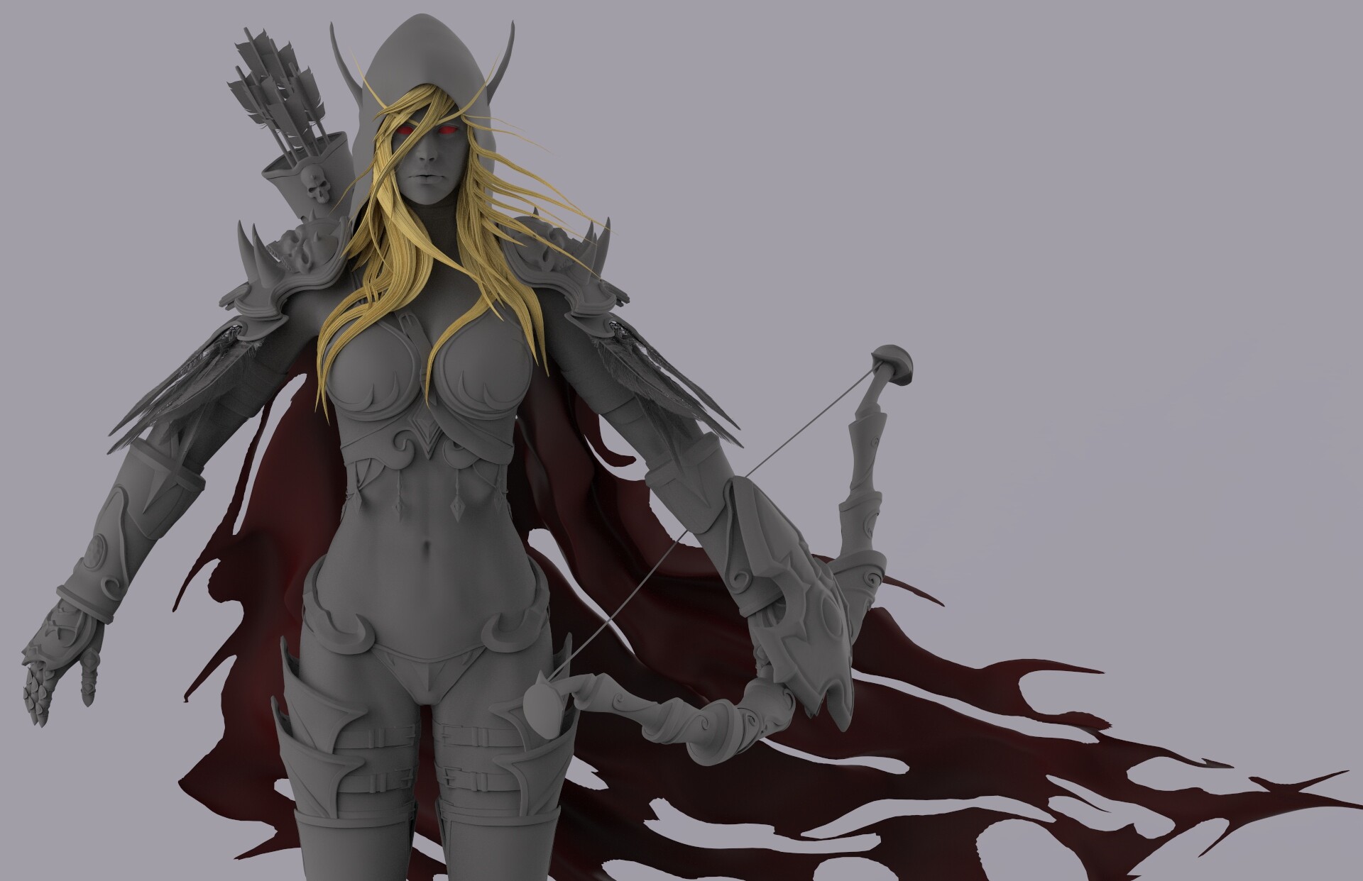ArtStation - Sylvanas Windrunner WIP