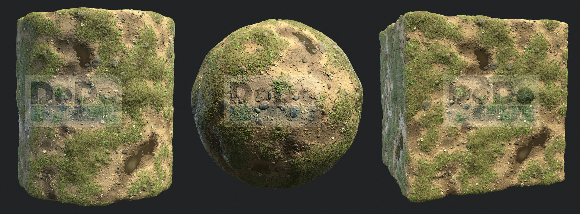 ArtStation - Background texture, tile map, substance designer