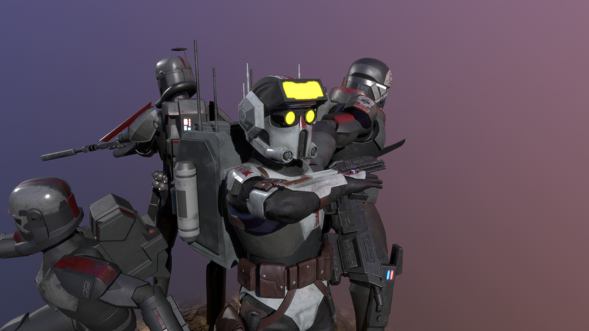 Alexander Dmitriev - Star Wars - Bad Batch Republic Commandos - Full Squad