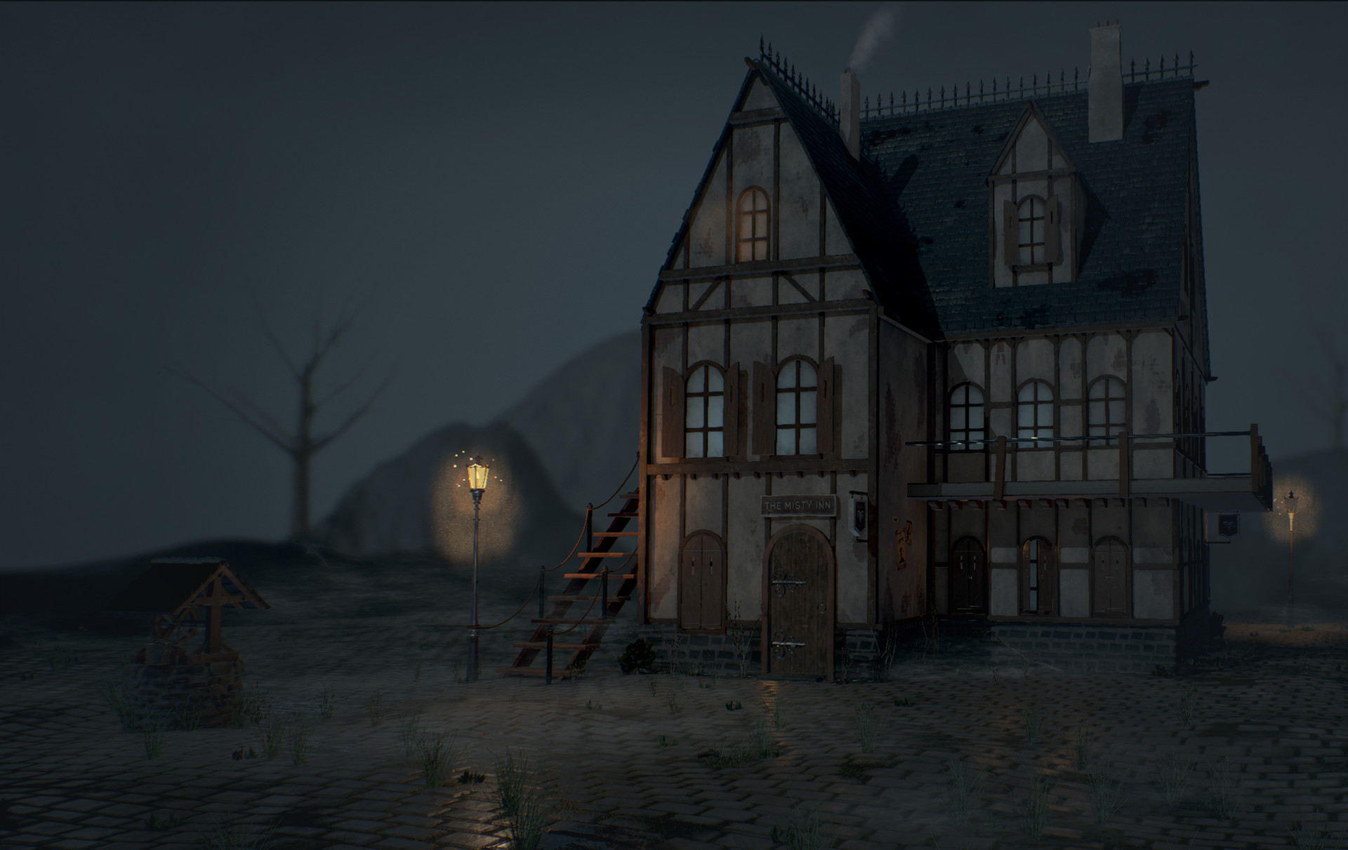 ArtStation - The Misty Inn