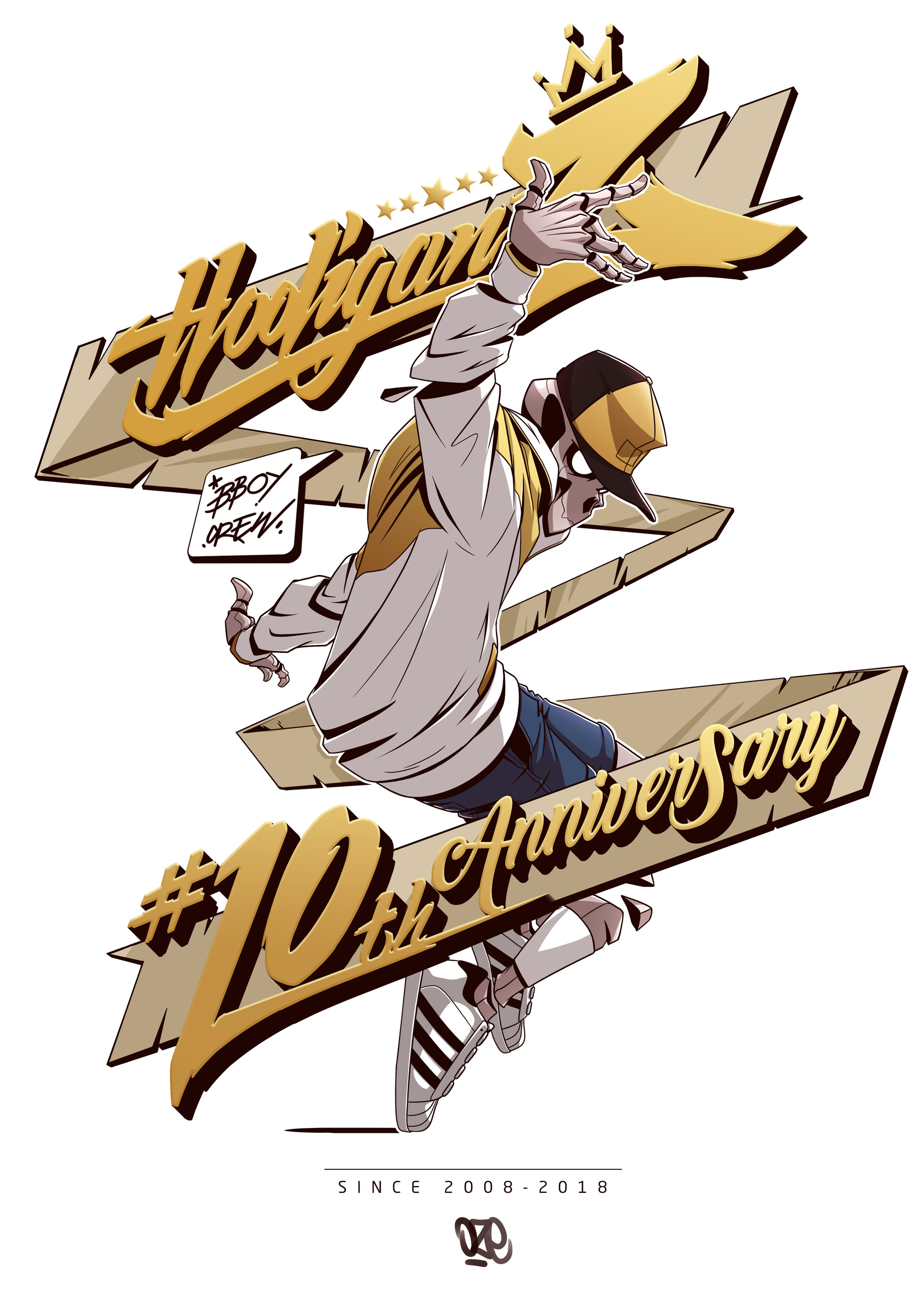 ArtStation - HOOLIGANZ bboy crew