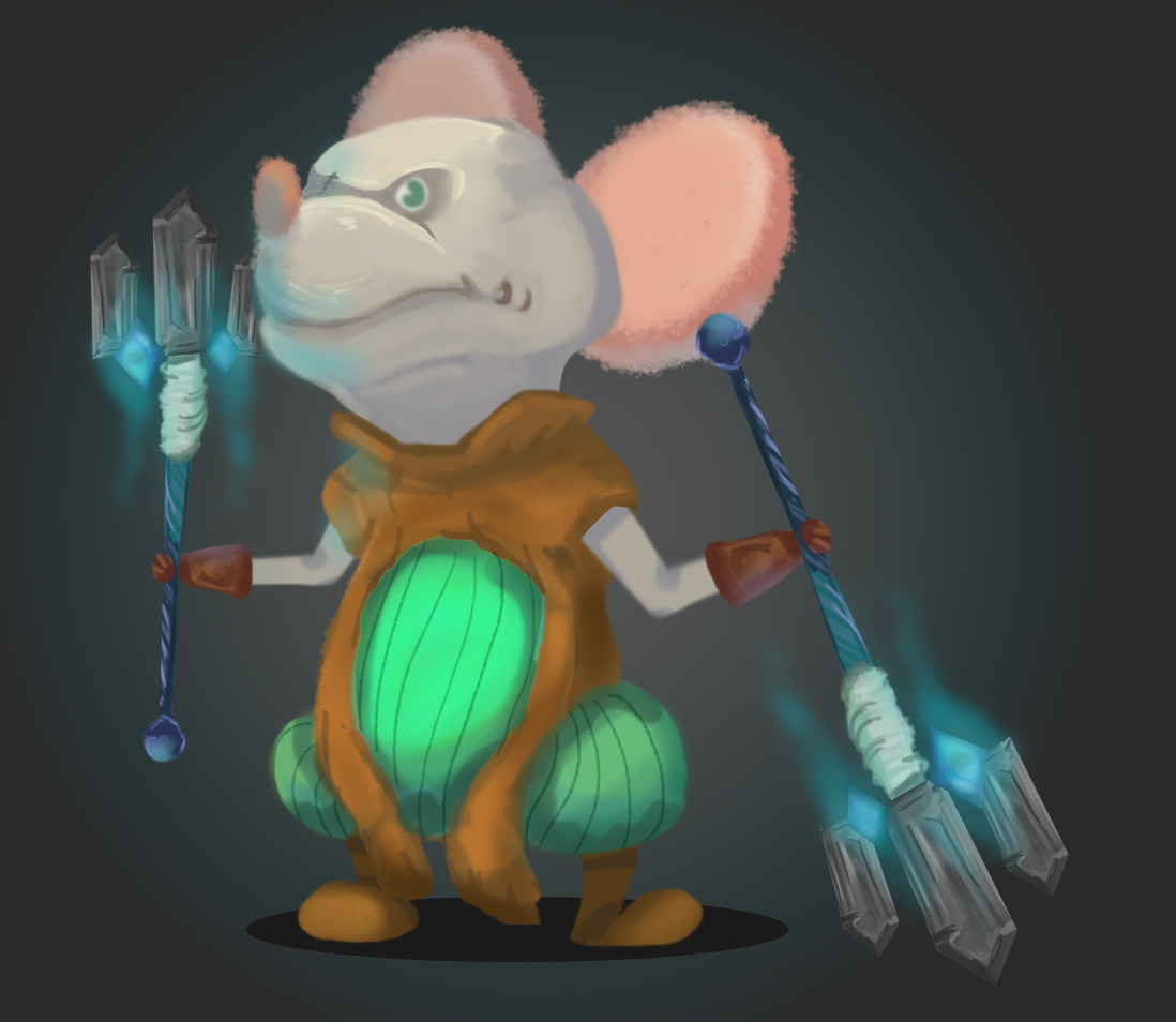 ArtStation - Mouse warrior
