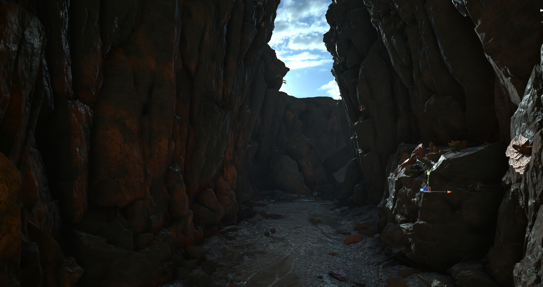 Joseph Silverman - WoK - Chasm Lighting, Props, Ground, Shaders