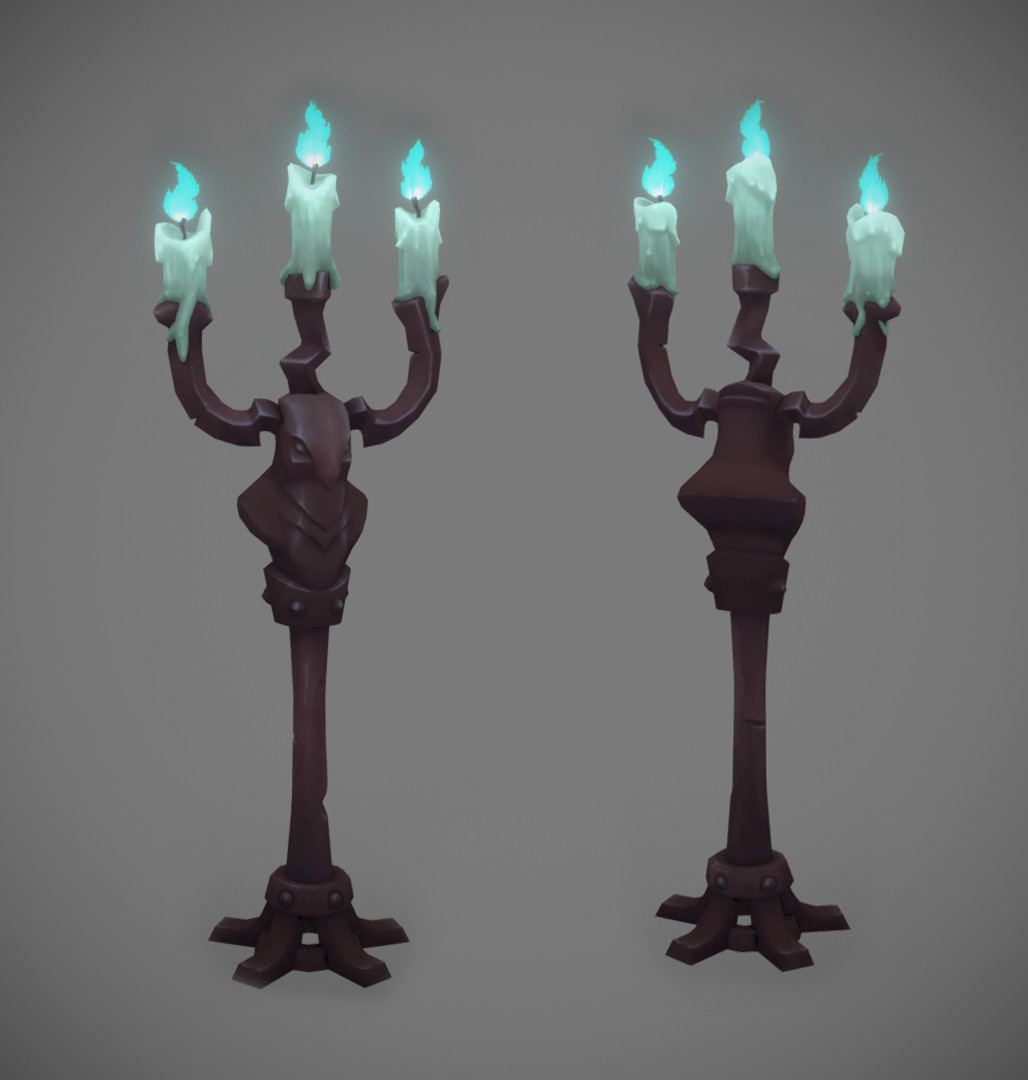 ArtStation - Dungeon Candlestick