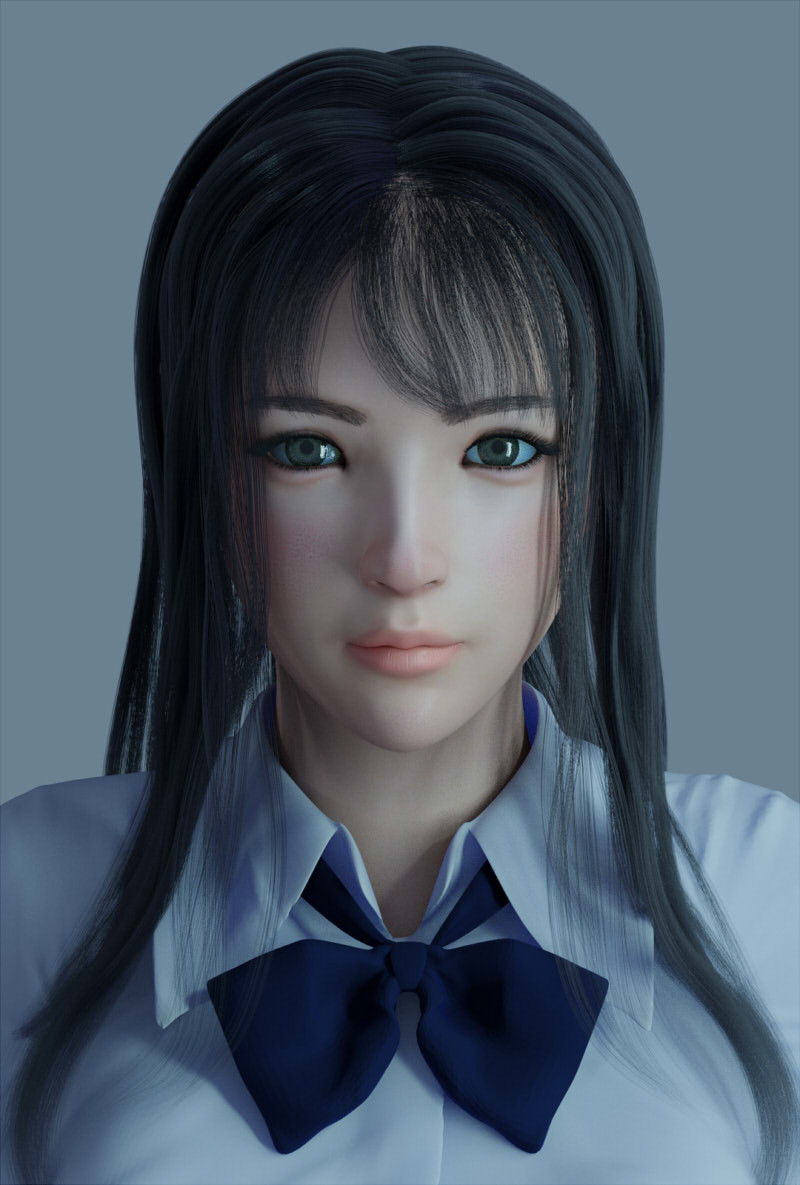 ArtStation - Highschool girl