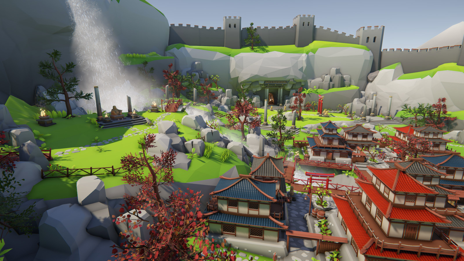 Christian Holzer - Lowpoly Style Asia (Unity3D)