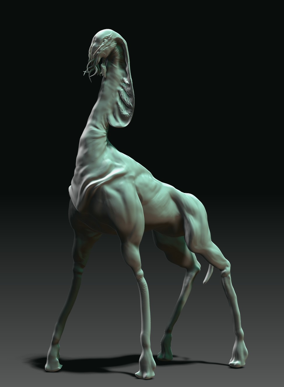 ArtStation - Alien giraffe's concept