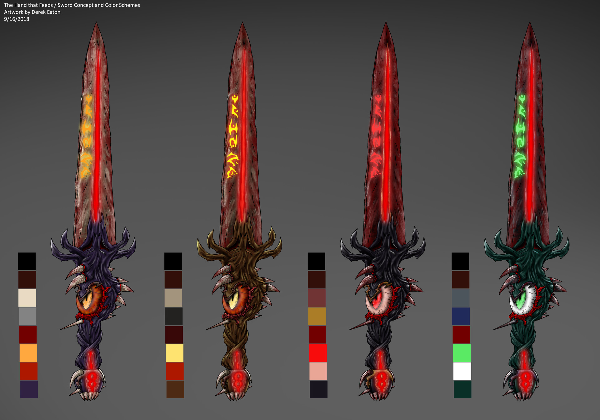 ArtStation - The Hand That Feeds Sword Concept Art