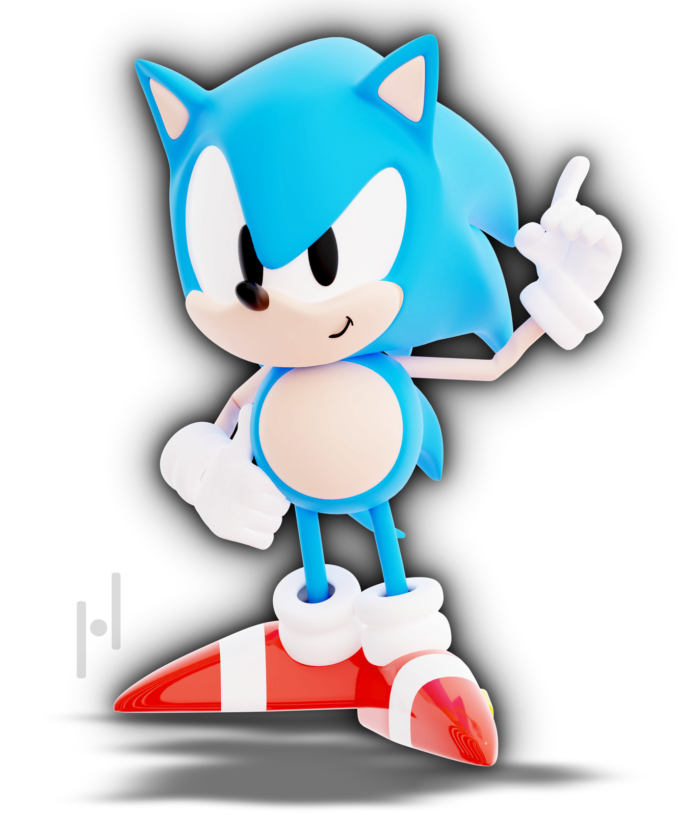 NeeTroo - Classic Sonic the Hedgehog 3D Model