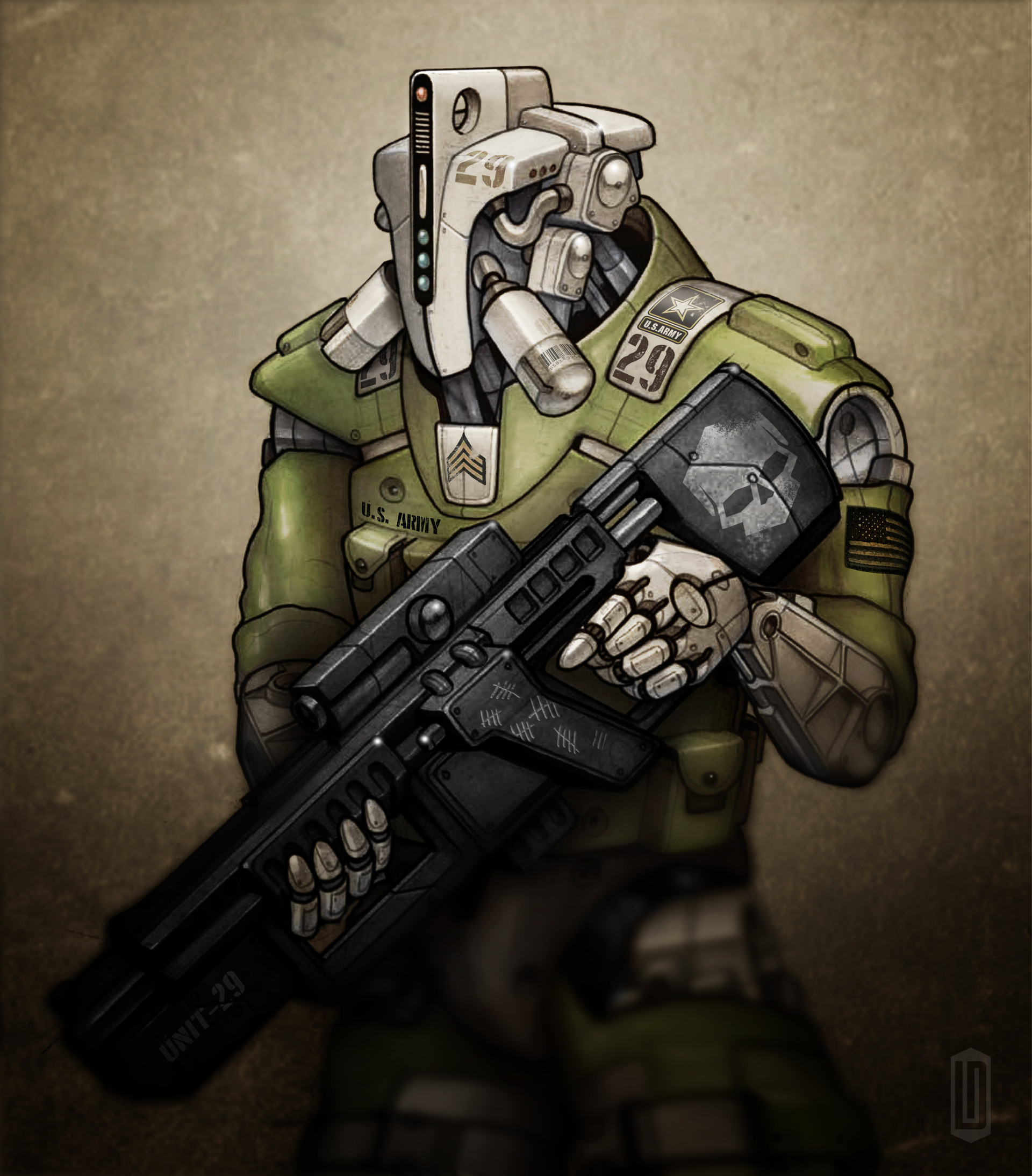 ArtStation - Mech Soldier