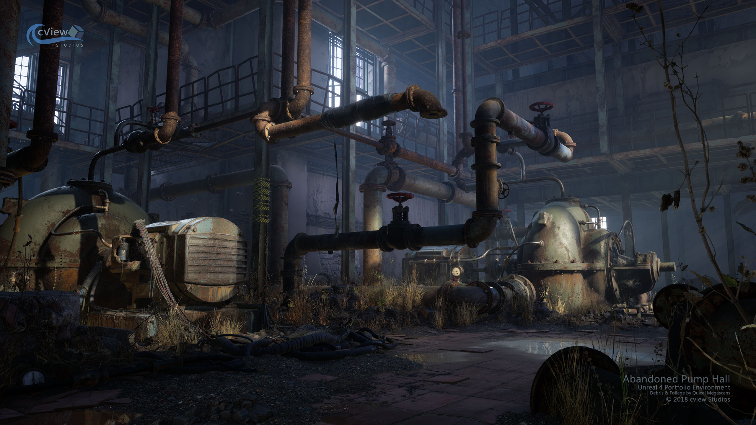 cView Studios - Abandoned Pump Hall