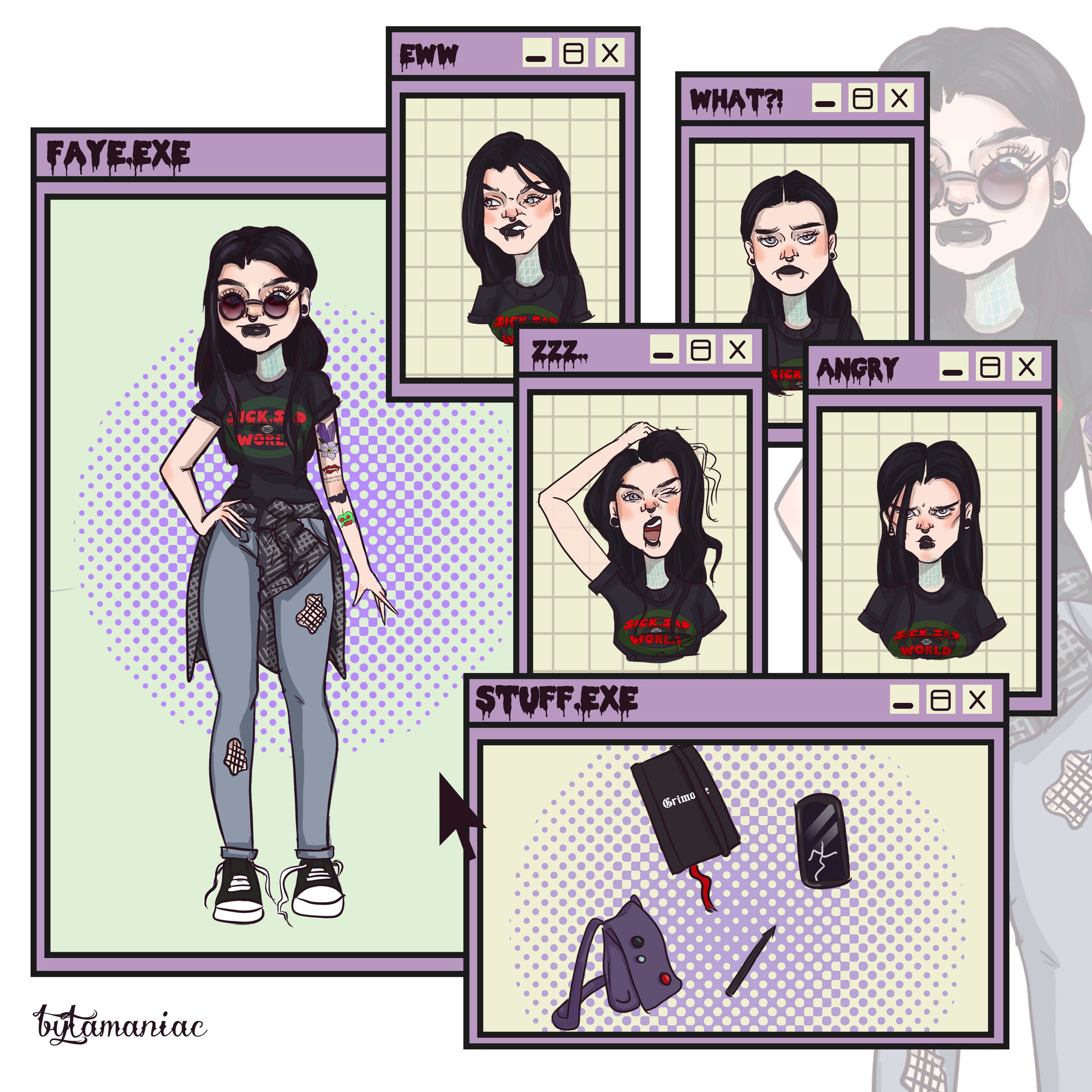 ArtStation - Faye - Original Character - Redesign