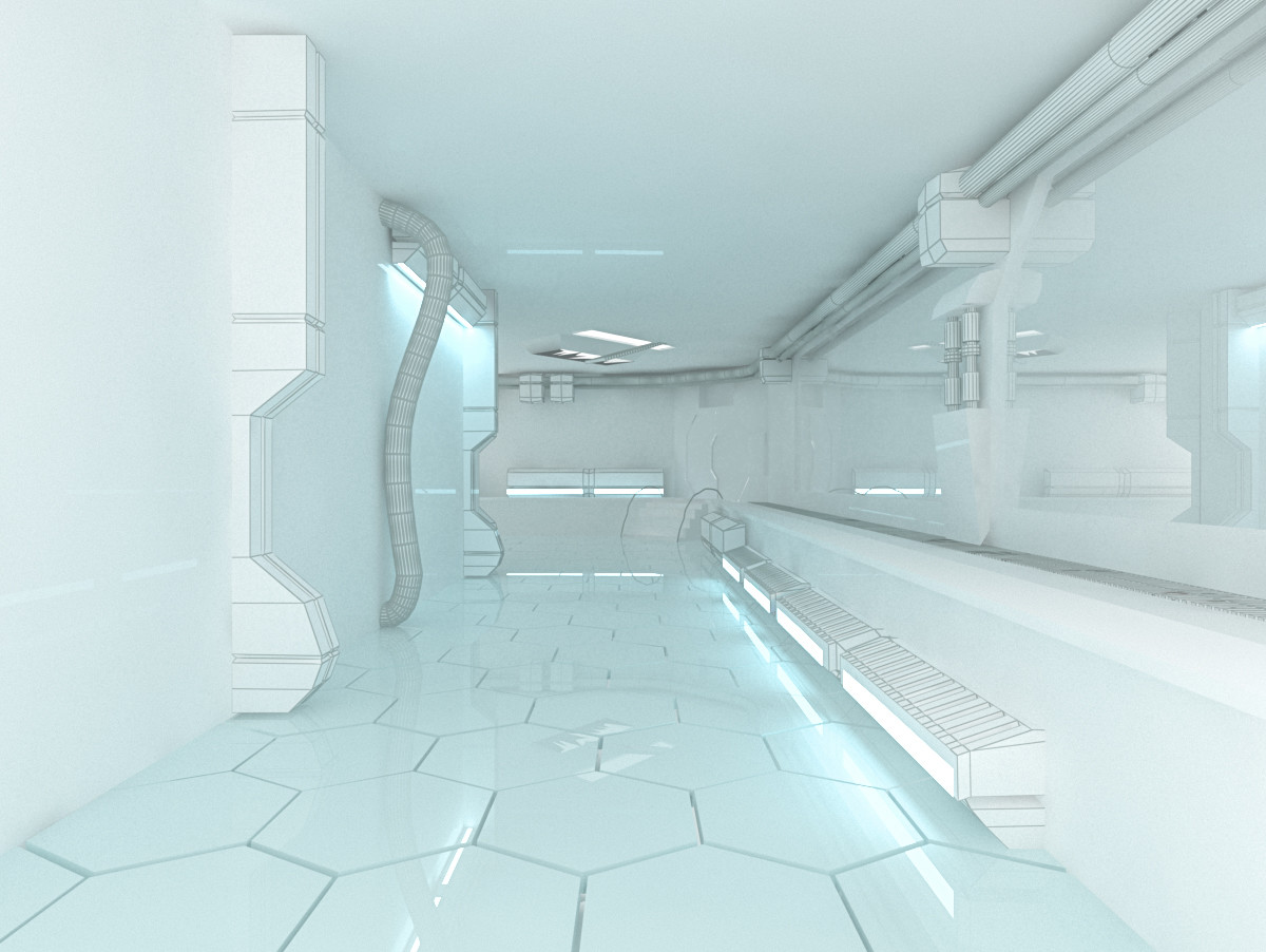 ArtStation - Simple Spaceship Concept Model