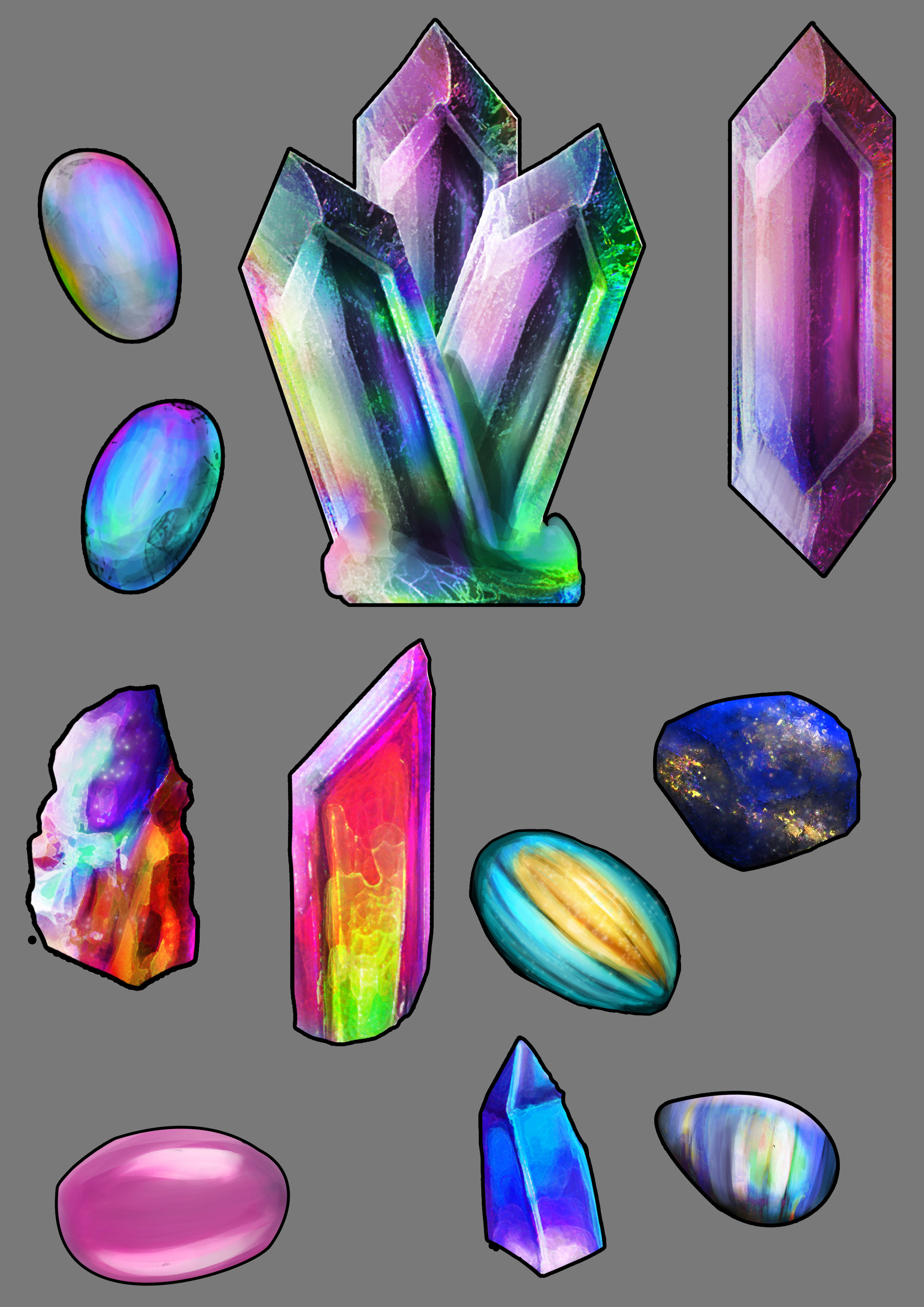 ArtStation - Gemstones
