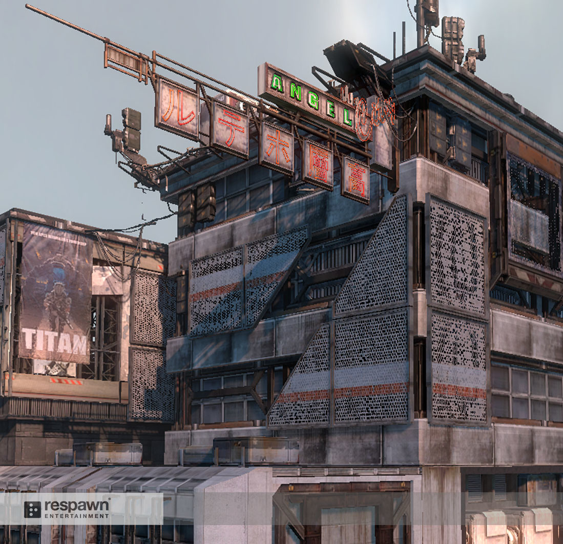 ArtStation - ANGEL CITY TITANFALL, Lewis Walden