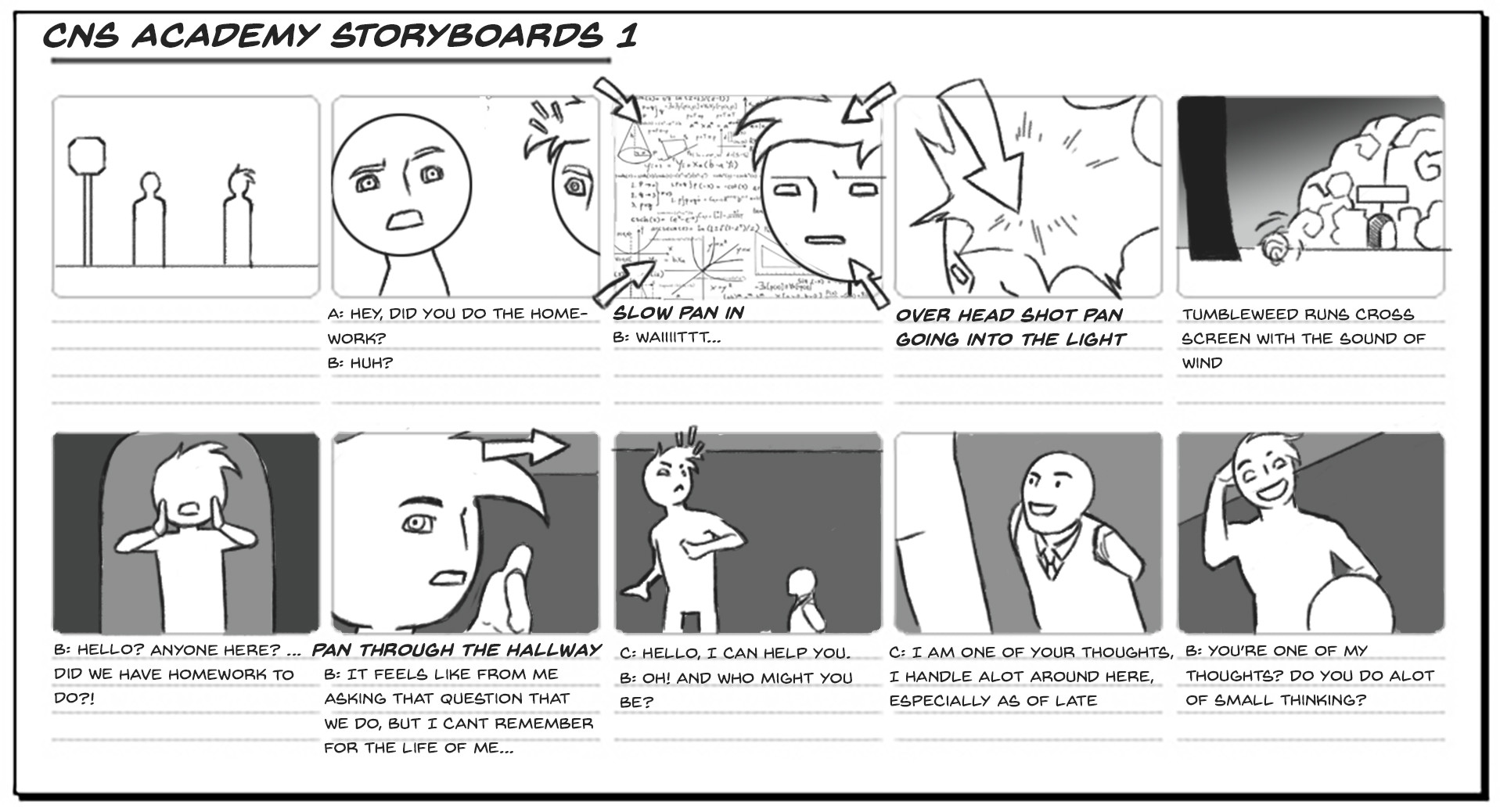 ArtStation - CNS Academy Storyboards