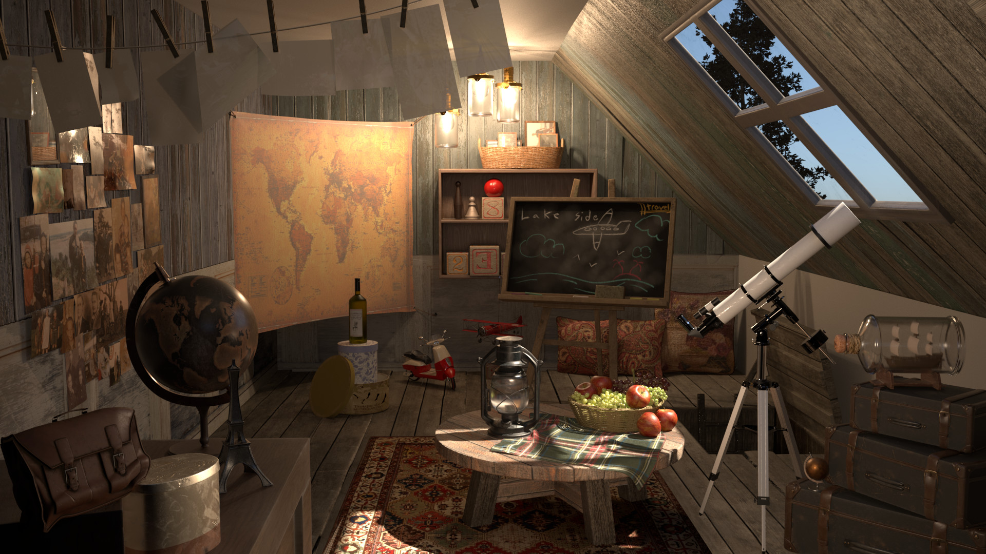 ArtStation - "The Attic"