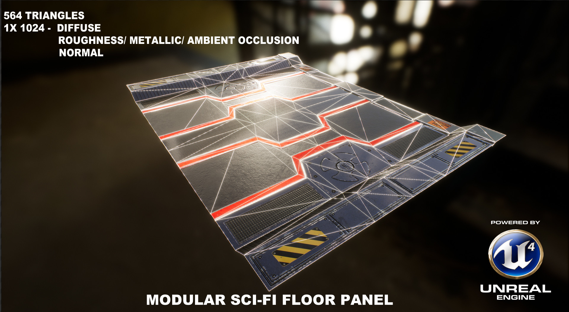 Michael Basra - Modular Sci-Fi Floor Panel