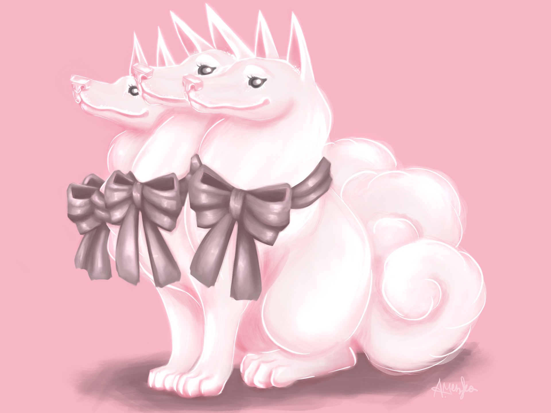 ArtStation - Cute Cerberus