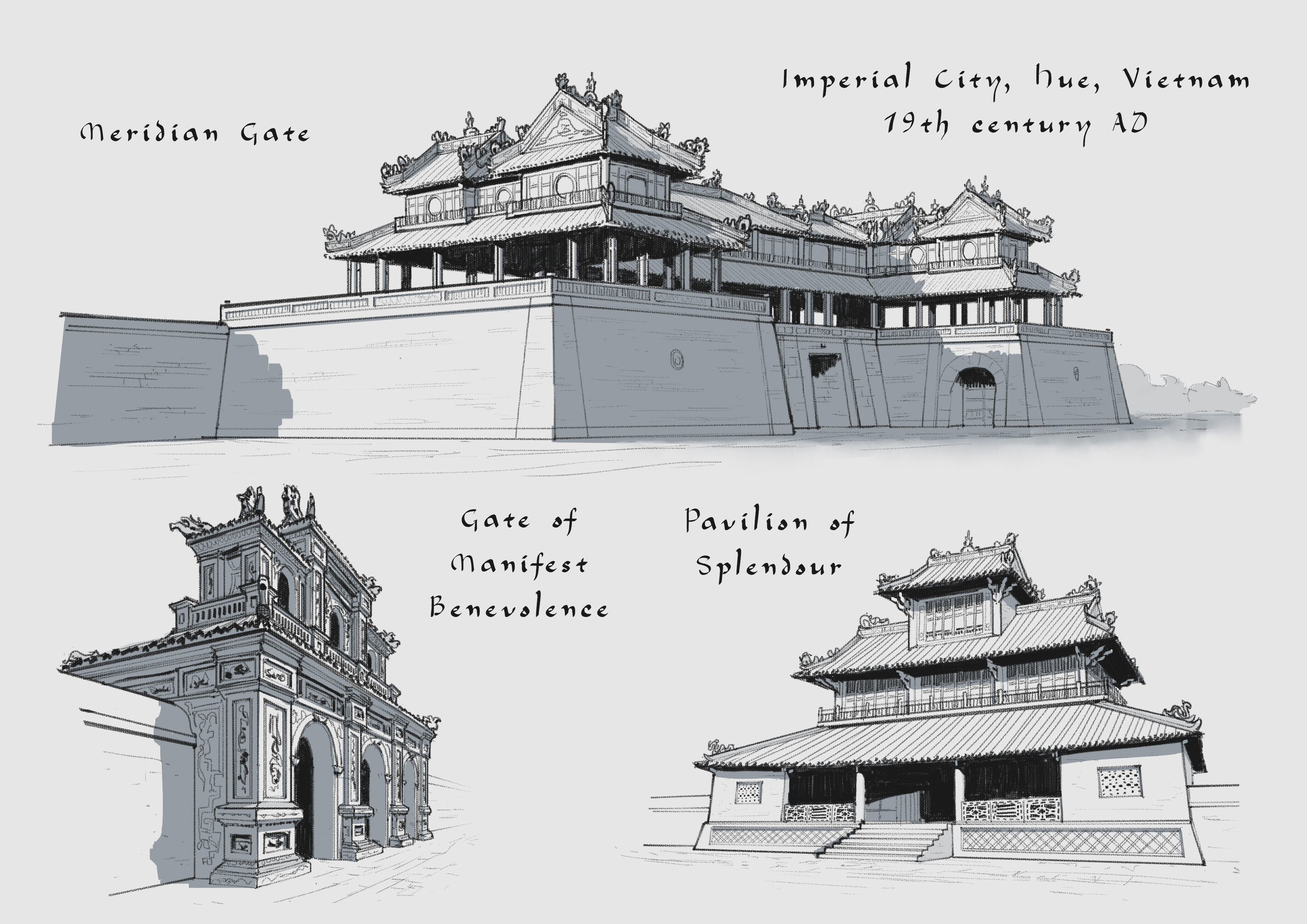 open school gate drawing