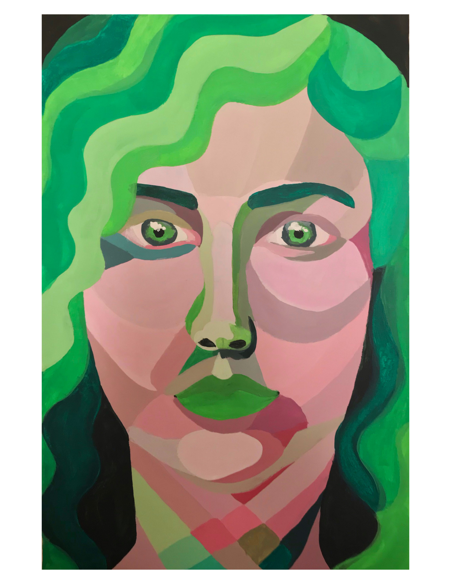 ArtStation - Two Colored Portrait