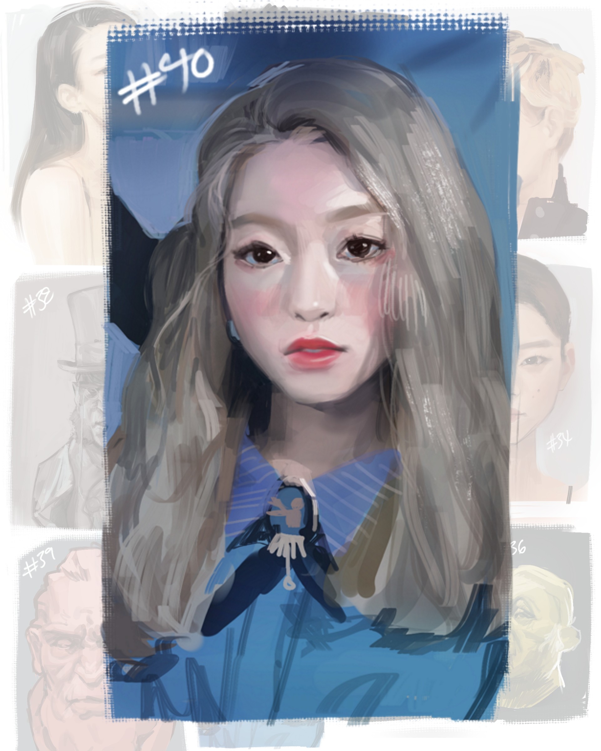 ArtStation - My 4 Favourite heads from 100 heads challenge