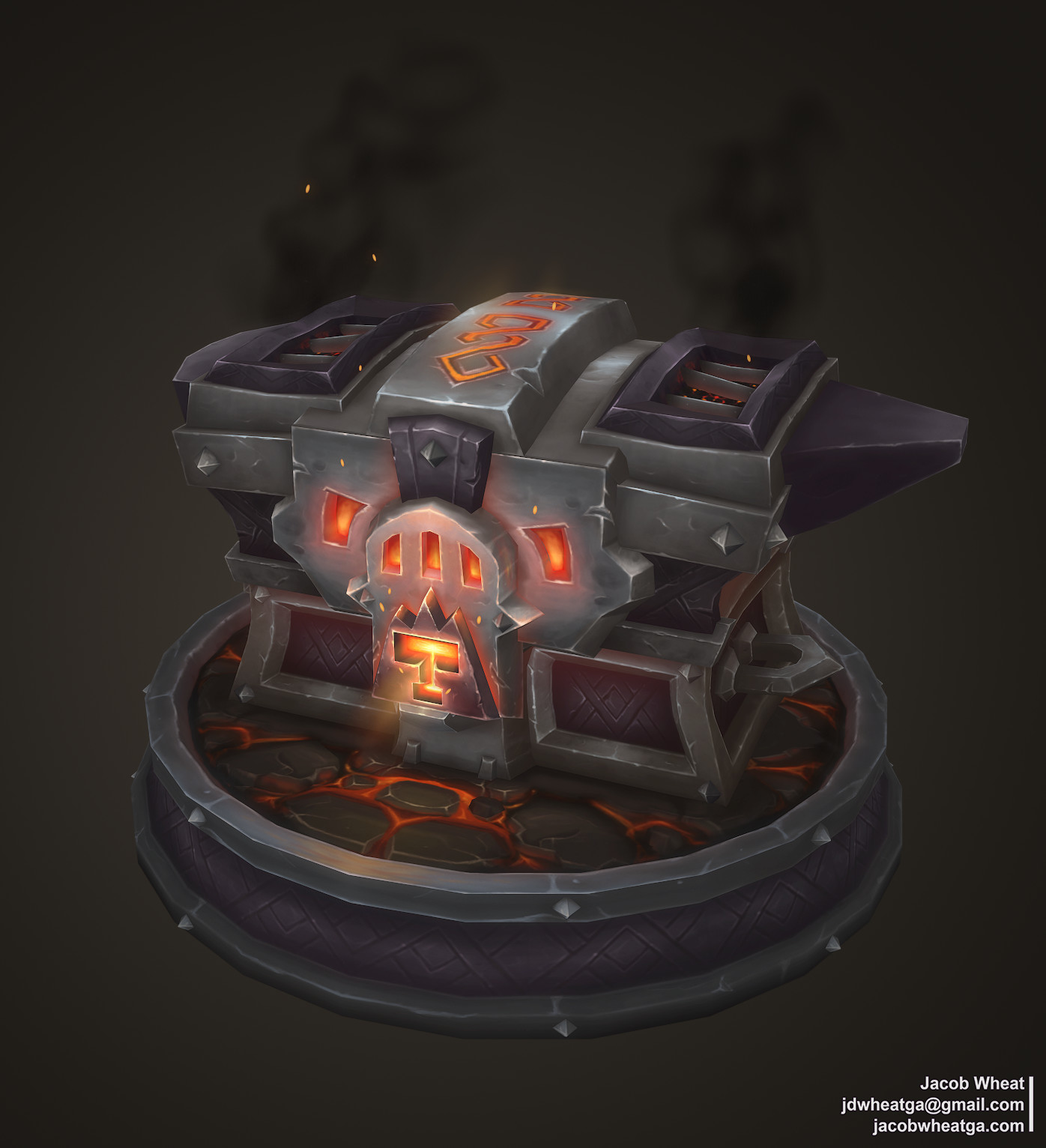 Jacob Wheat Environment Artist - Dark Iron Dwarf Chest