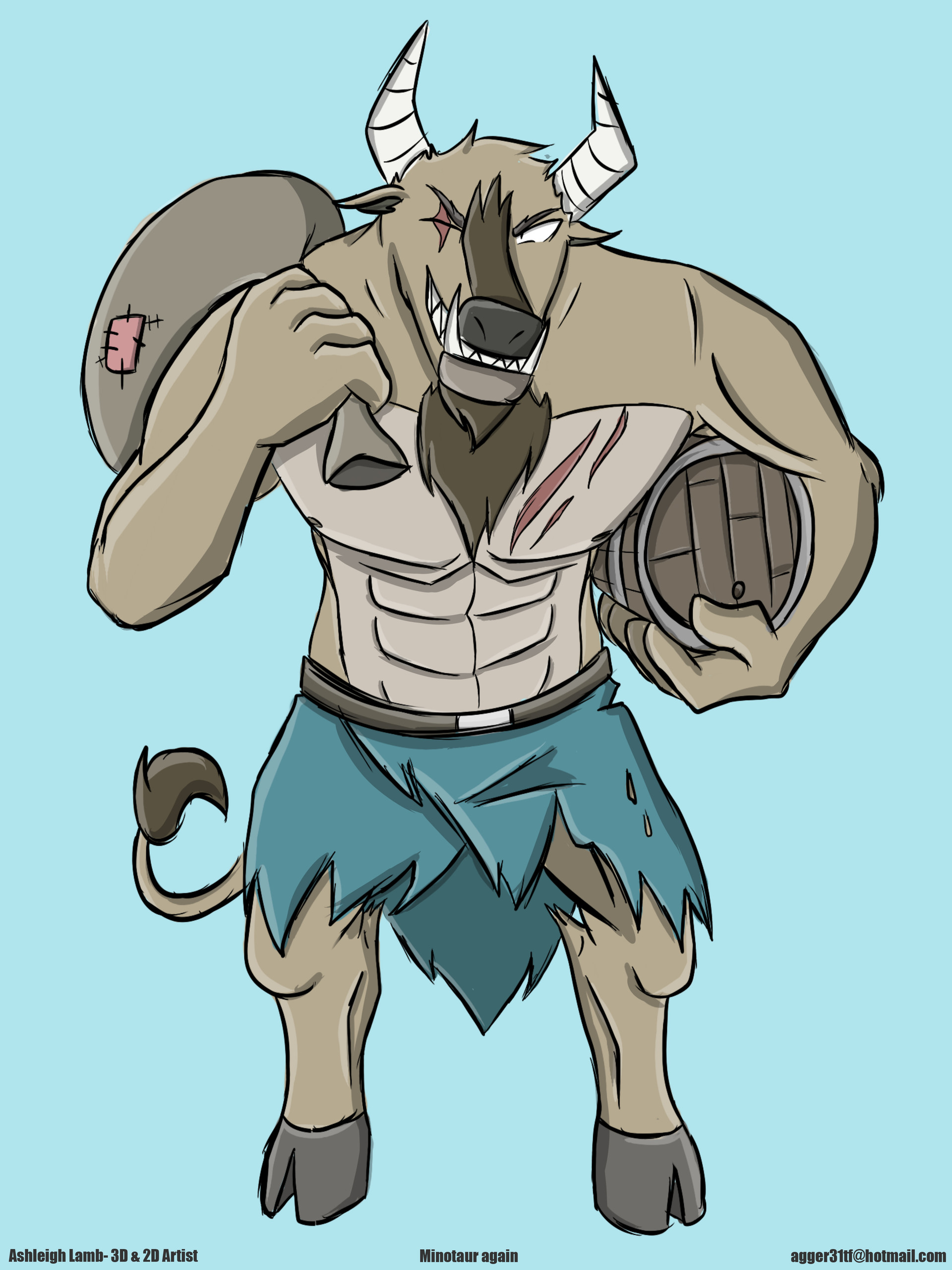 ArtStation - Minotaur v2