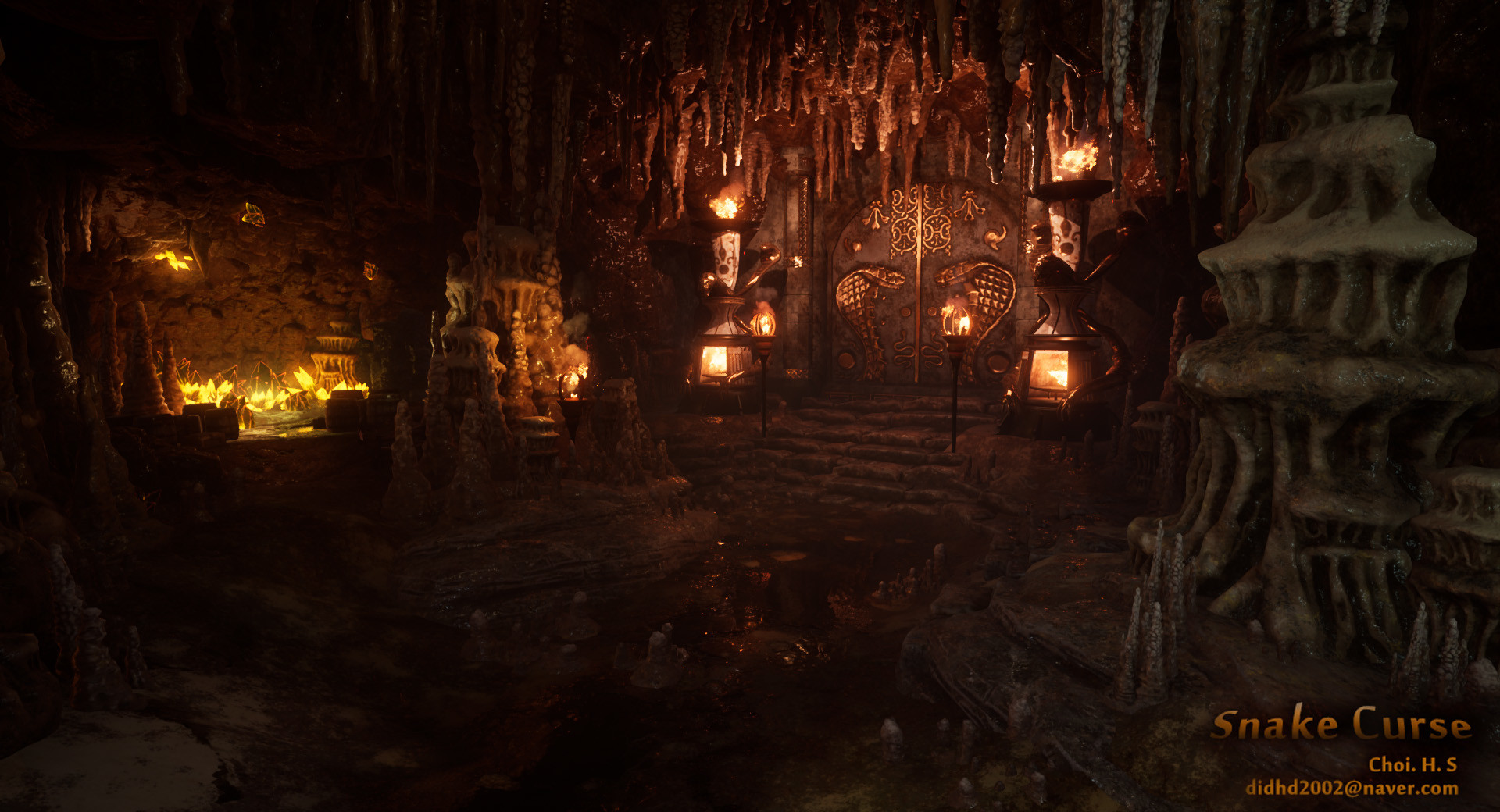 ArtStation - Snake Curse [Cave]