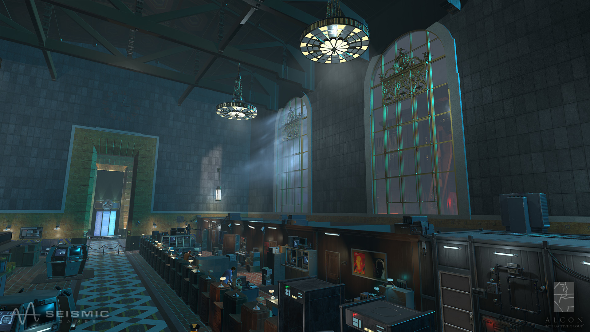 Adriano Pedreira - Blade Runner Revelations - Police Station