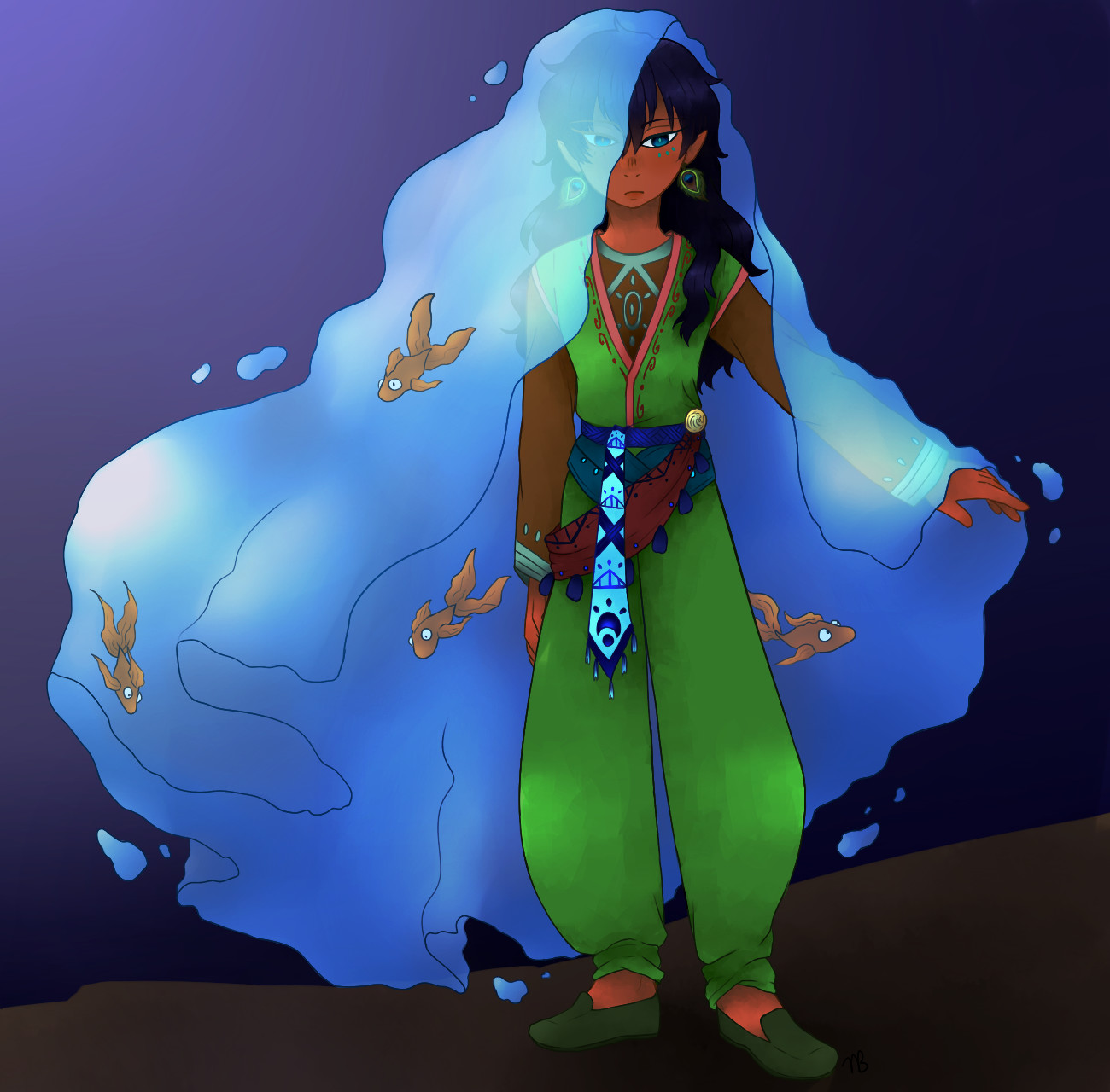 ArtStation - Water Cloak
