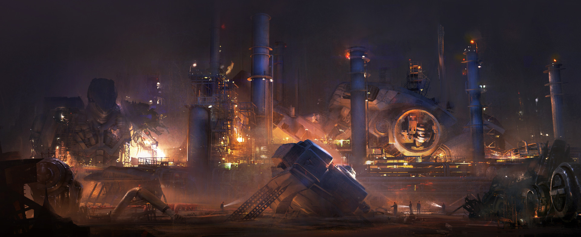 ArtStation - Pacific Rim: Uprising Scrapyard