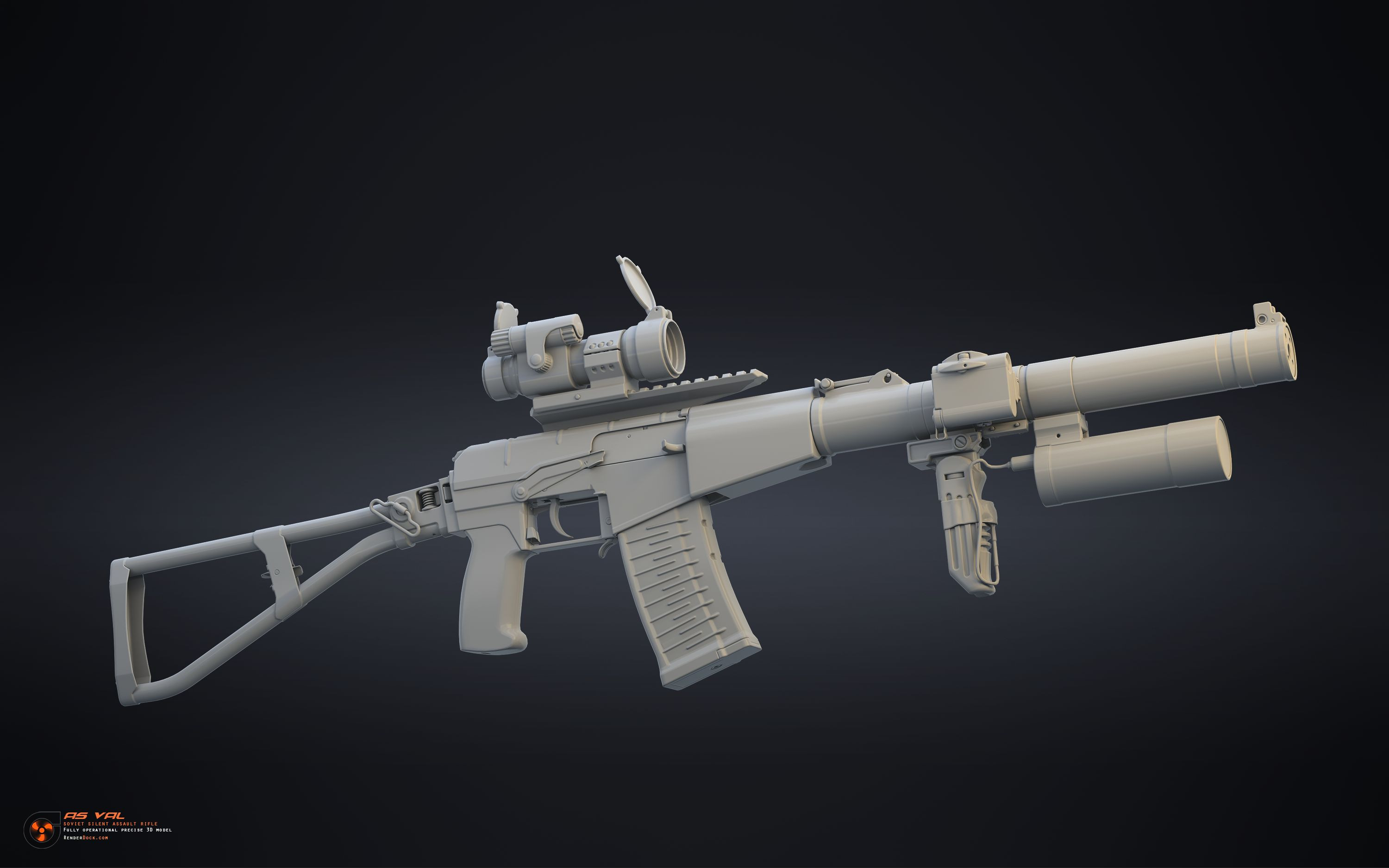 RenderDock - AS VAL silent assault rifle