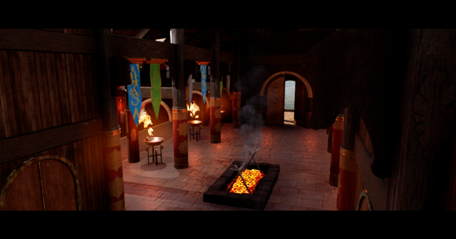 Daniel Bahtin - LOTR - Golden Hall - UE4 Game Ready