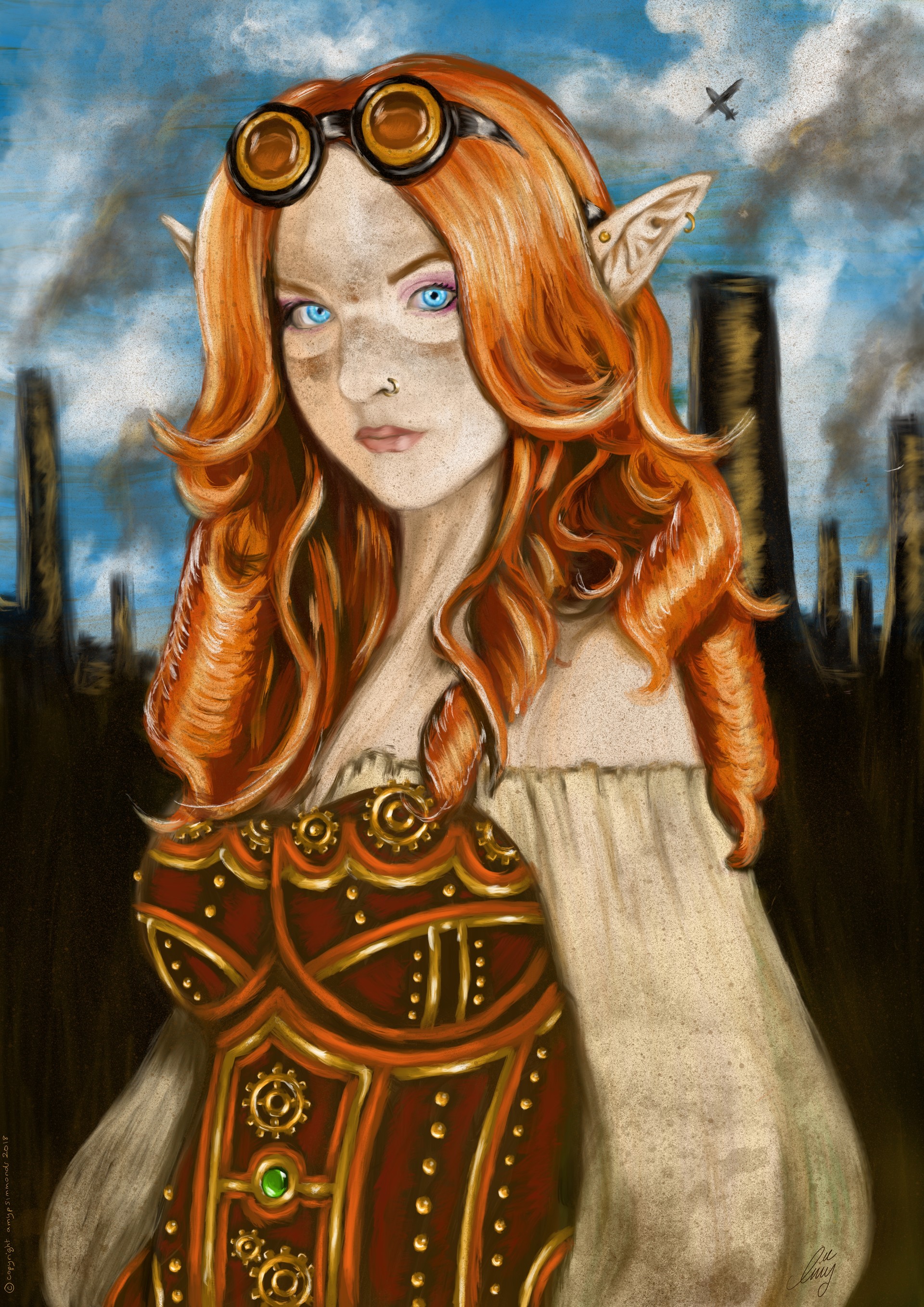 Amy Simmonds - Steampunk influenced artwork