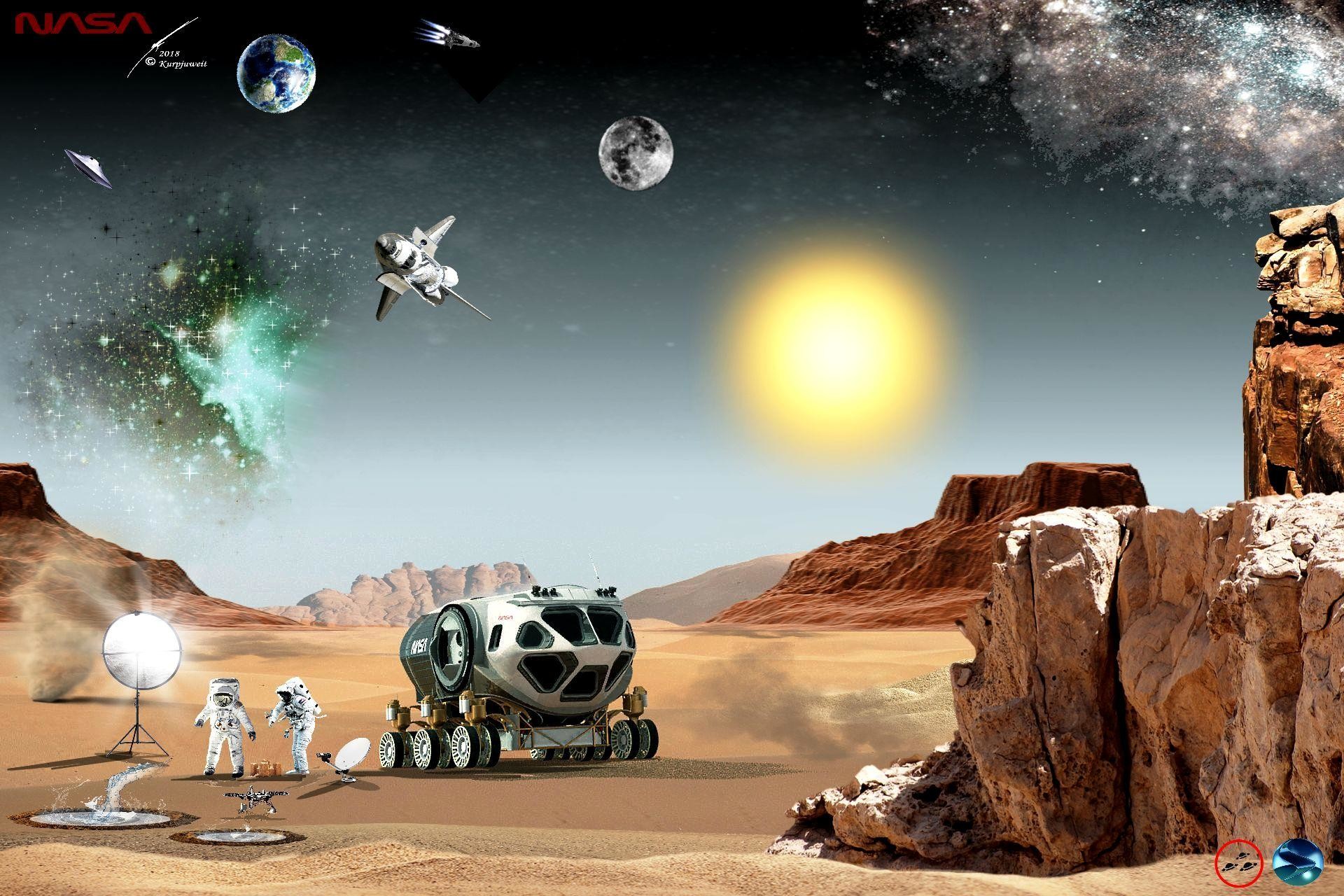 ArtStation - Nasa Moon Mars Challenge