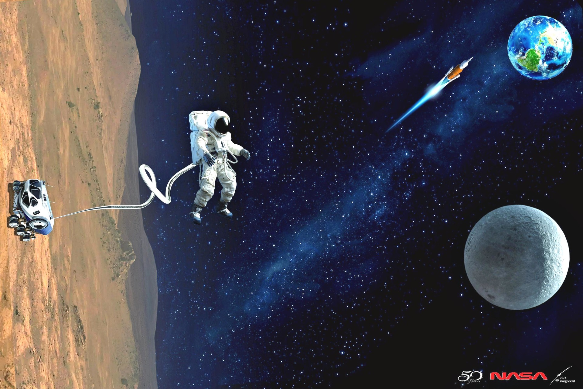 ArtStation - Nasa Moon Mars Challenge