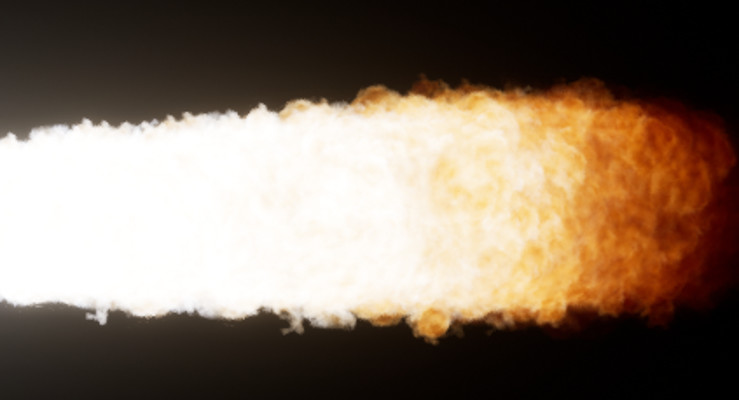 ArtStation - Flamethrower Particle Effect