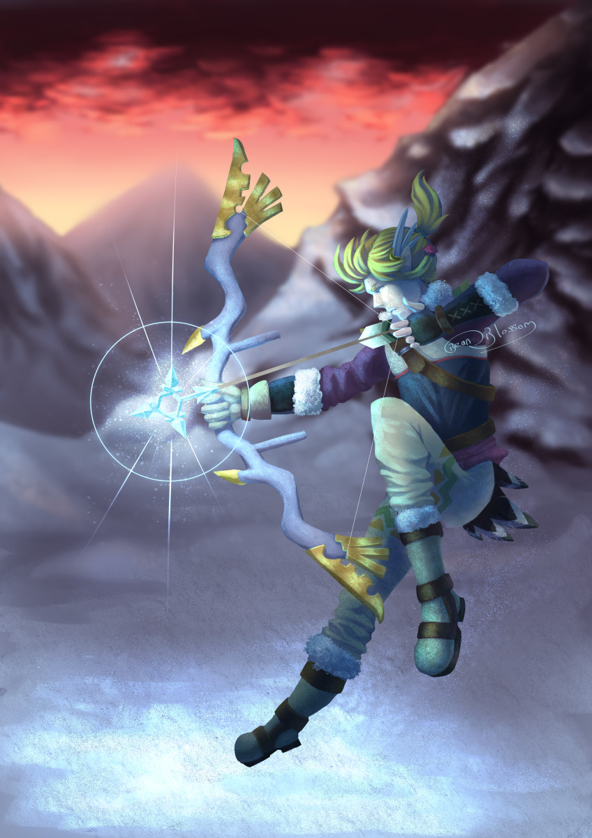 ArtStation - Winter Link (Breath of the Wild)