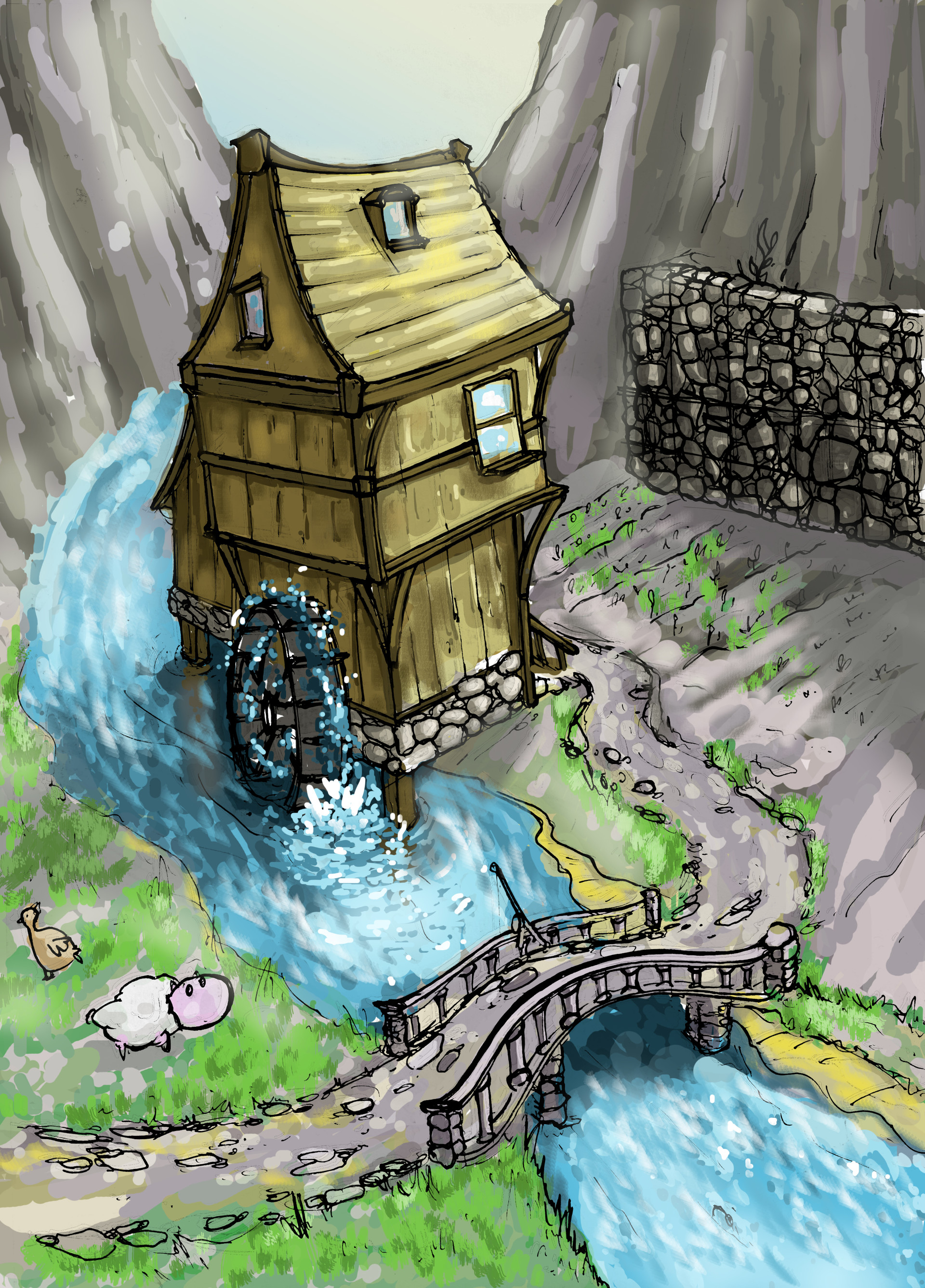 ArtStation - Watermill