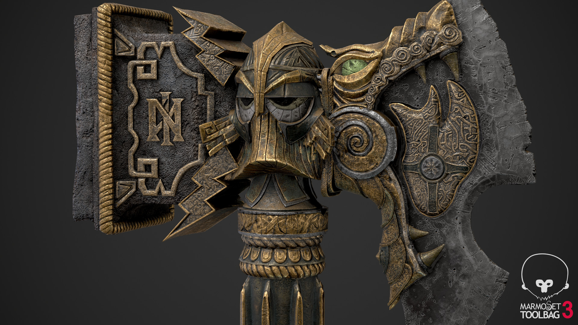 ArtStation - Viking Warhammer